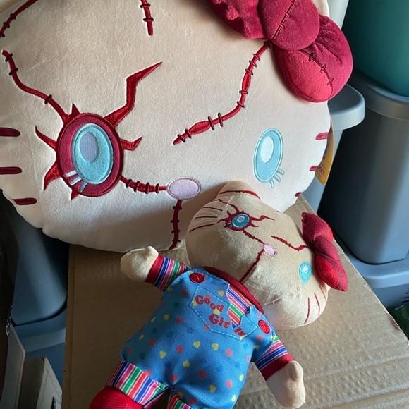Other | Nwt Halloween Horror Hello Kitty 223 Plush Set | Poshmark
